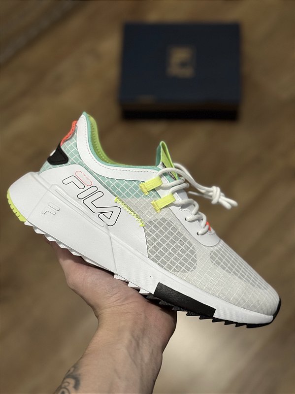 FILA VIRTUOUS (branco/verde) - Corre de Rua