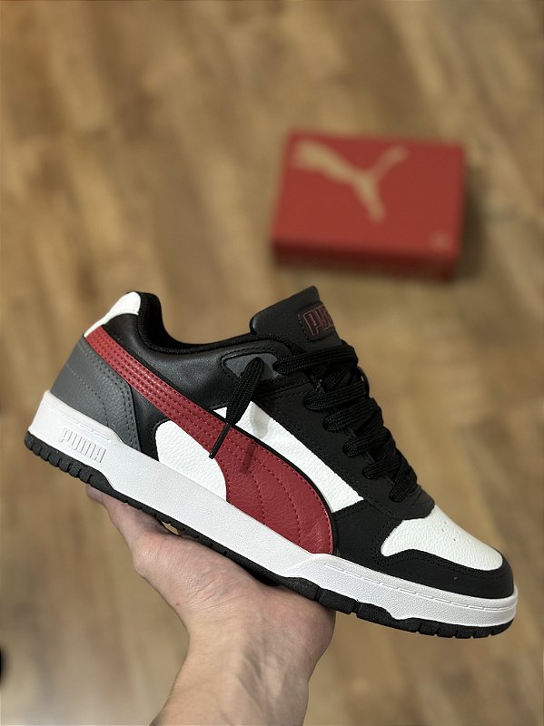PUMA RBD GAME LOW BDP (preto/vermelho) - Corre de Rua