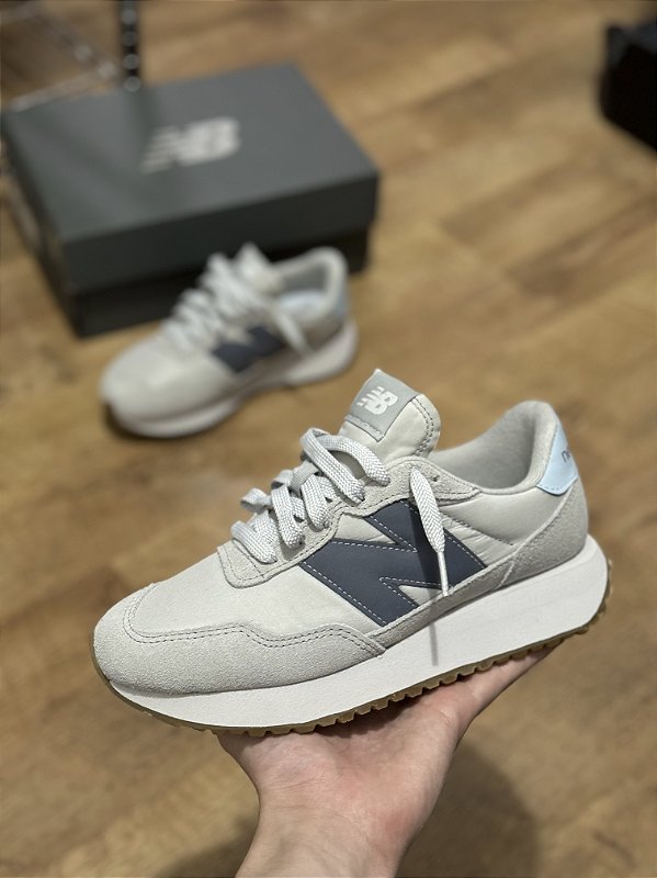 NEW BALANCE 237 (cinza rain cloud) - Corre de Rua