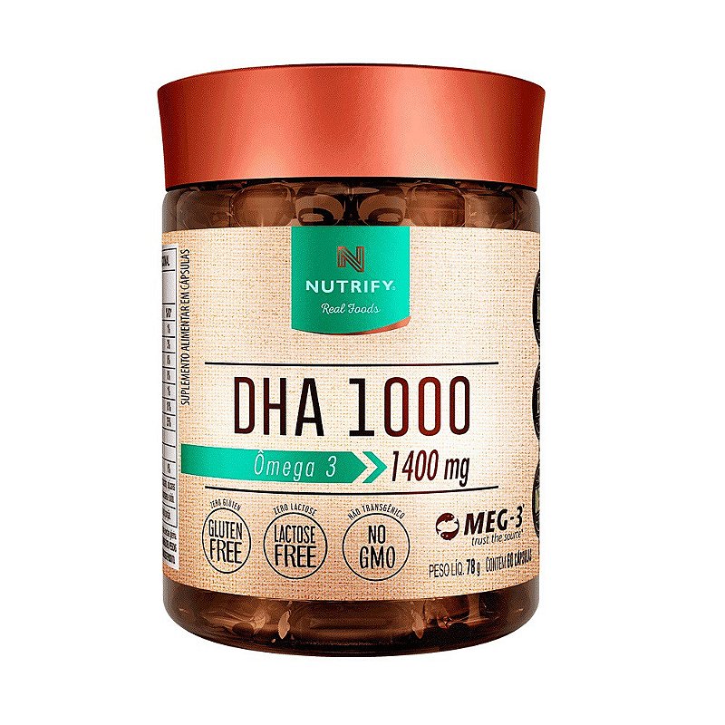 DHA 1000 (Ômega 3) - Nutrify 60 cápsulas - BS Nutrition - Distribuindo ...