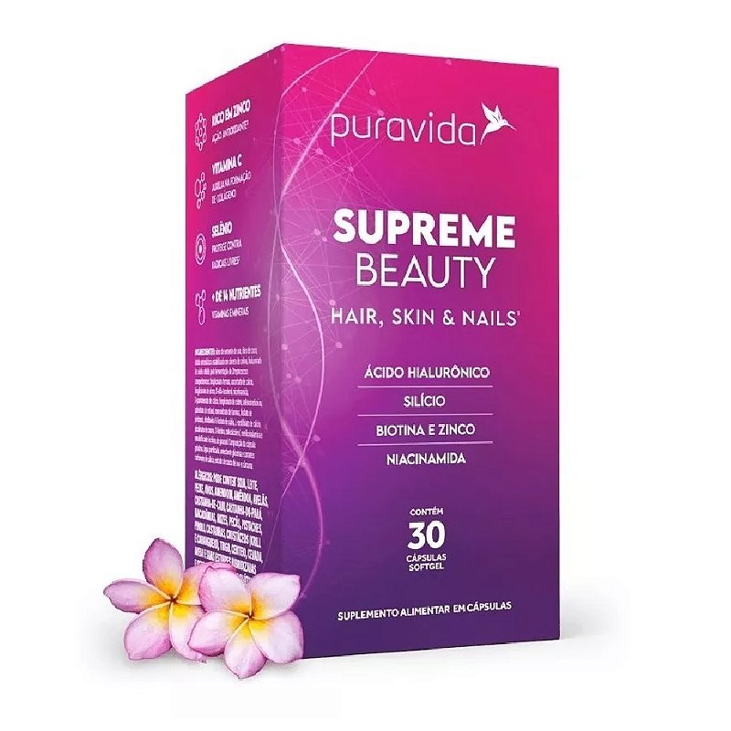 Supreme Beauty - Puravida 30 cápsulas - BS Nutrition - Distribuindo ...