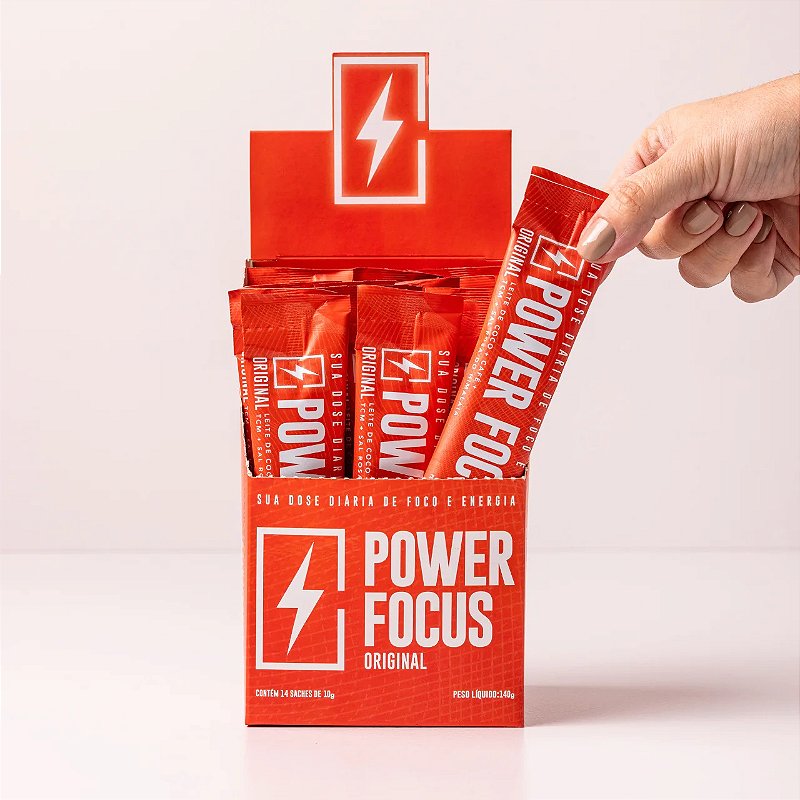 Power Focus Original - Display com 14 sachês - BS Nutrition ...