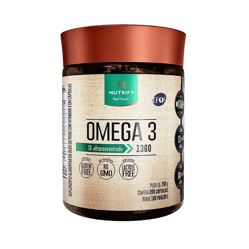Ômega 3 Fish Oil - Nutrify 200 Cápsulas - BS Nutrition - Distribuindo ...