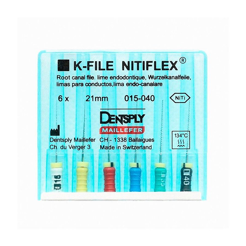 Lima Nitiflex 1ª Serie Maillefer - Dentsply - Dental PHS - Produtos ...