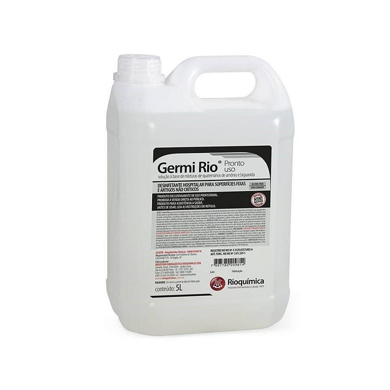 Desinfetante Hospitalar Germi Rio 5l - Rioquimica - Dental PHS ...