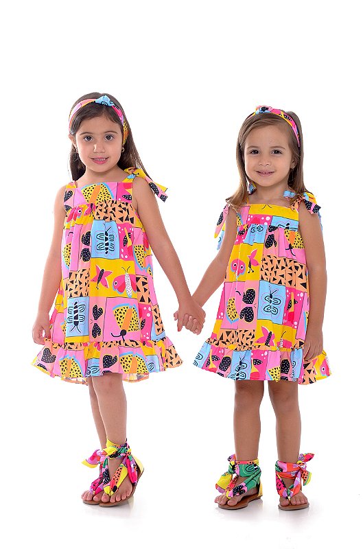 VESTIDO INFANTIL MENINA RAISSA - BODY KIDS GYN
