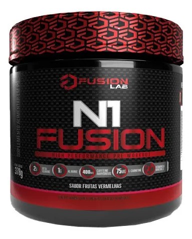 MD N1 FUSION PRE WORKOUT FRUTAS VERMELHAS 378G - CASAL MONSTRO SUPLEMENTOS