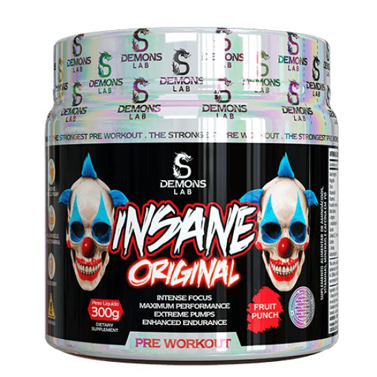 INSANE ORIGINAL 300G PRE WORKOUT GRAPE DEMONS LAB - CASAL MONSTRO ...