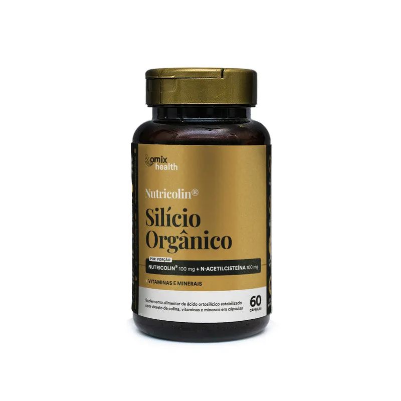 SILÍCIO ORGÂNICO OMIX 60 CAPS - CASAL MONSTRO SUPLEMENTOS