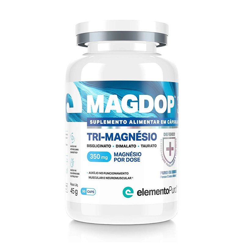 MAGDOP TRI MAGNÉSIO 90 CÁPSULAS - CASAL MONSTRO SUPLEMENTOS