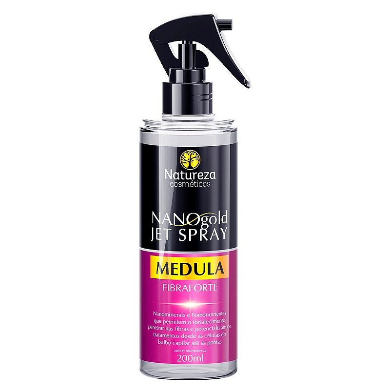 Nano Gold Jet Spray Medula 200ml - Natureza Cosméticos - Bella Eva