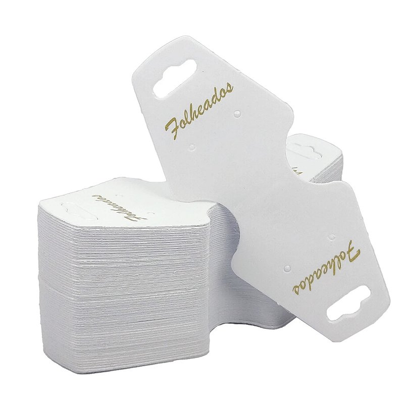 Cartela Tag Pulseira Colar Folheado - Amorelli Acessórios | Loja de ...