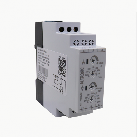 RST 21-23-25-27MM 220VCA Rele Supervisor Trifasica c/ Retardo Altronic ...