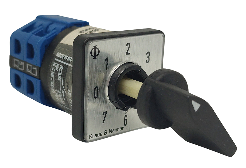 CA4.A540.600.E Chave Codigo Binario 10a 0-7 Posicoes 30x30mm Kraus - Junção