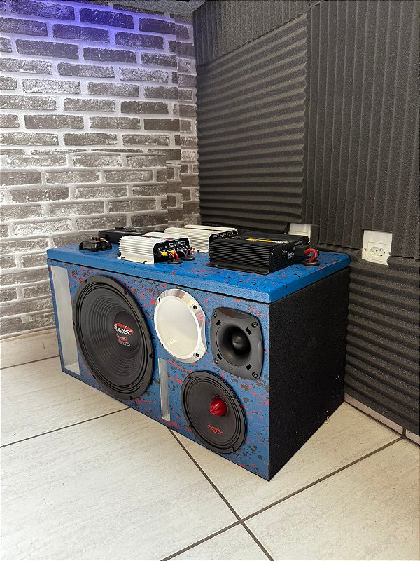 SOM AUTOMOTIVO 4 VIAS COMPLETO - MASTER 420 + PAINEL DE MÓDULOS FULL ...