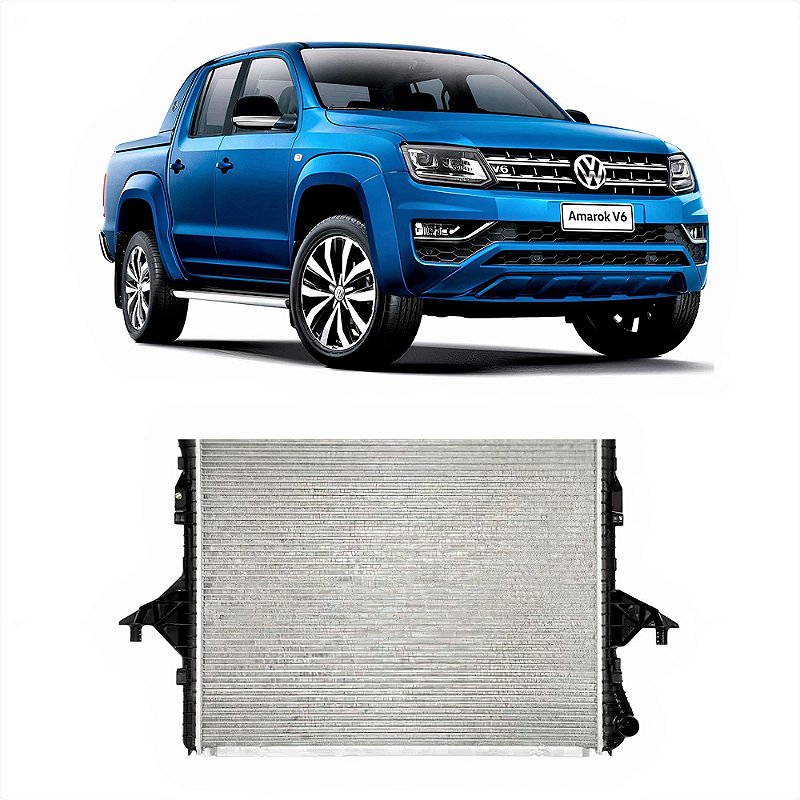 Radiador Amarok 2.0 Diesel 2011 2012 2013 2014 2015 2016 2017 2018 2019 ...