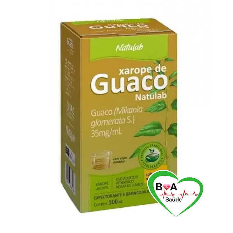 XAROPE DE GUACO NATULAB GUACO MIKANIA GLOMERATA 100ML NATULAB BOA - BOA ...