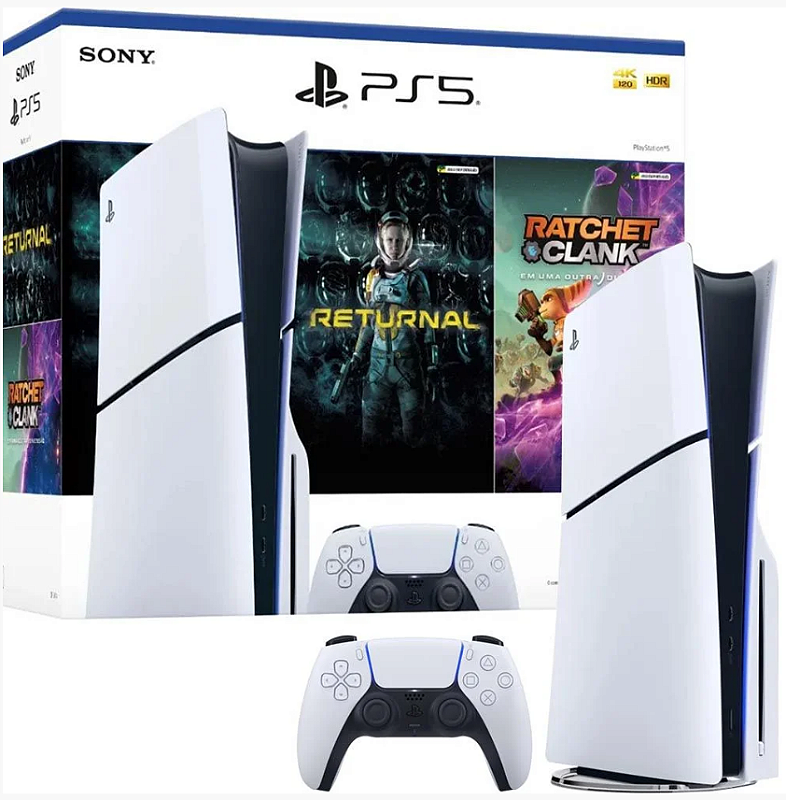 Sony Playstation 5 1TB Slim com Leitor de Disco Pack 2 jogos - Games Você Compra Venda Troca e ...