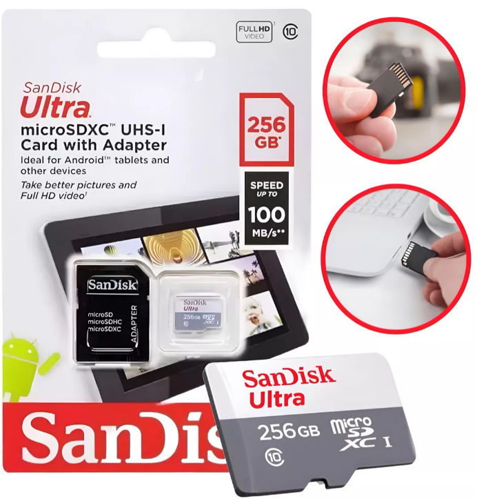 Cartao De Memoria Sandisk Sdxc 256GB Extreme Pro Classe10
