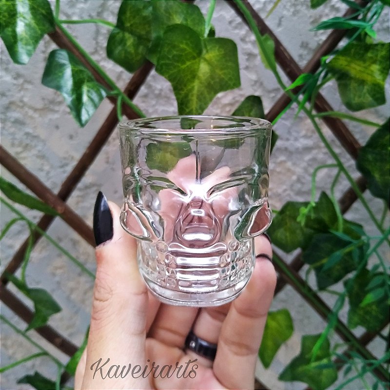 Copos De Shot Caveira 50ml (Unidade) - Kaveirarts