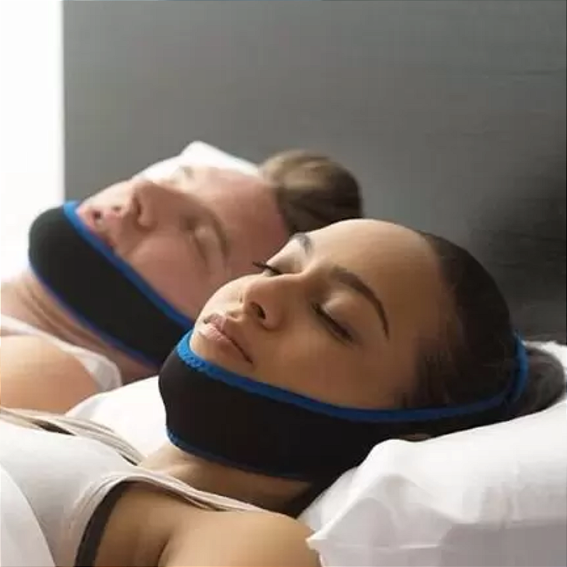 Faixa Facial para prevenção bruxismo, ronco e apneia do sono ...