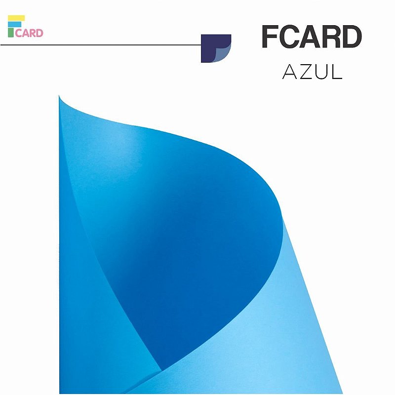 FCard Azul - Fibrap - Sua distribuidora de Papel e Produção Gráfica