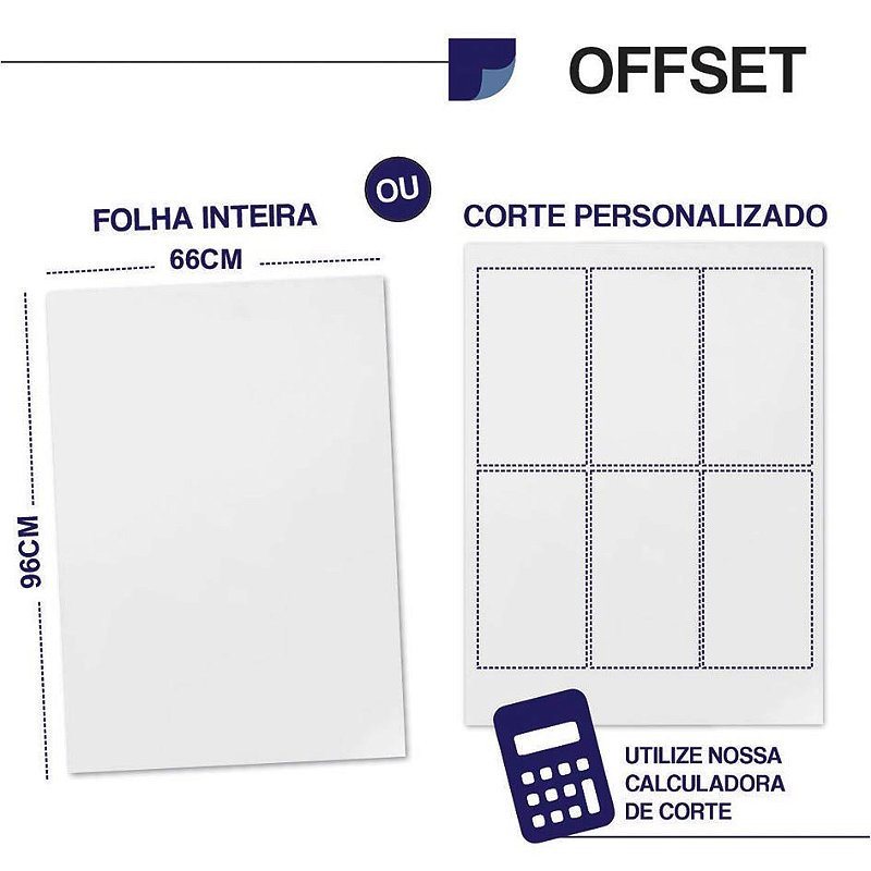 Papel Offset - Fibrap - Sua distribuidora de Papel e Produção Gráfica