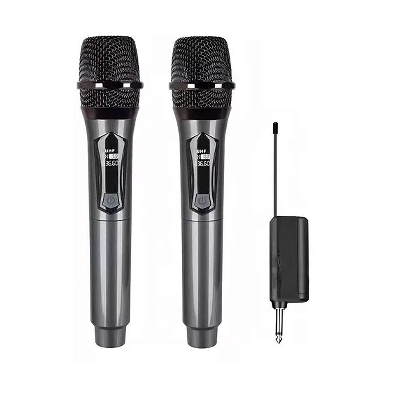 Microfone sem Fio Recarregável BYZ D-MB-52 Duplo - Casa Sertaneja ...