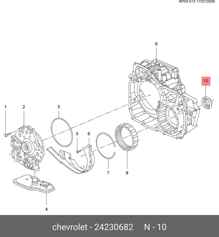 RETENTOR LATERAL DO SEMI EIXO CÂMBIO AUTOMÁTICO 35X61X10 COBALT 2012/ ...