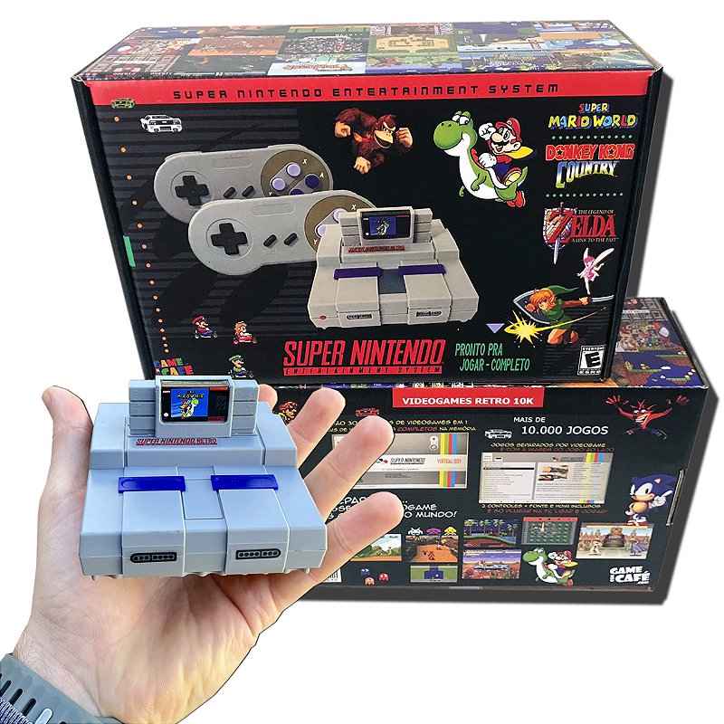 MINI Super Nintendo Retro HDMI - Game com Café.com