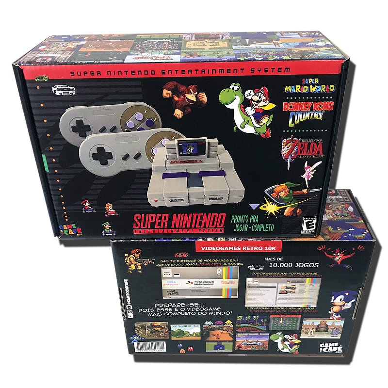 MINI Super Nintendo Retro - Game com Café.com