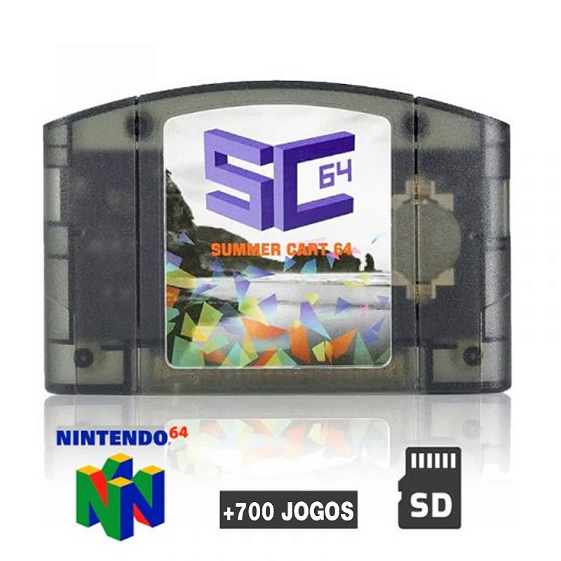 Cartucho Everdrive N64 700 Jogos do Nintendo 64 - Game com Café.com