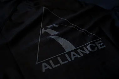 RASH GUARD ALLIANCE PRETA NEW MANGA CURTA - Rosan Sport | Jiu Jitsu ...