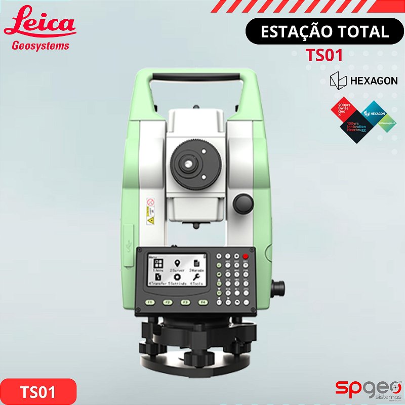 Estação Total Leica TS01 - SPGeo