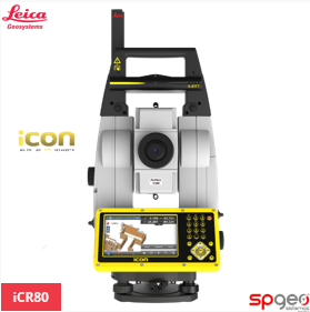 Leica iCON iCR80 – Estação Total Robótica para Construção & BIM - SPGeo