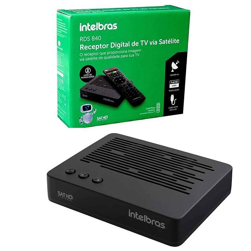 Receptor Digital Sat RDS 840 Intelbras - Telekin