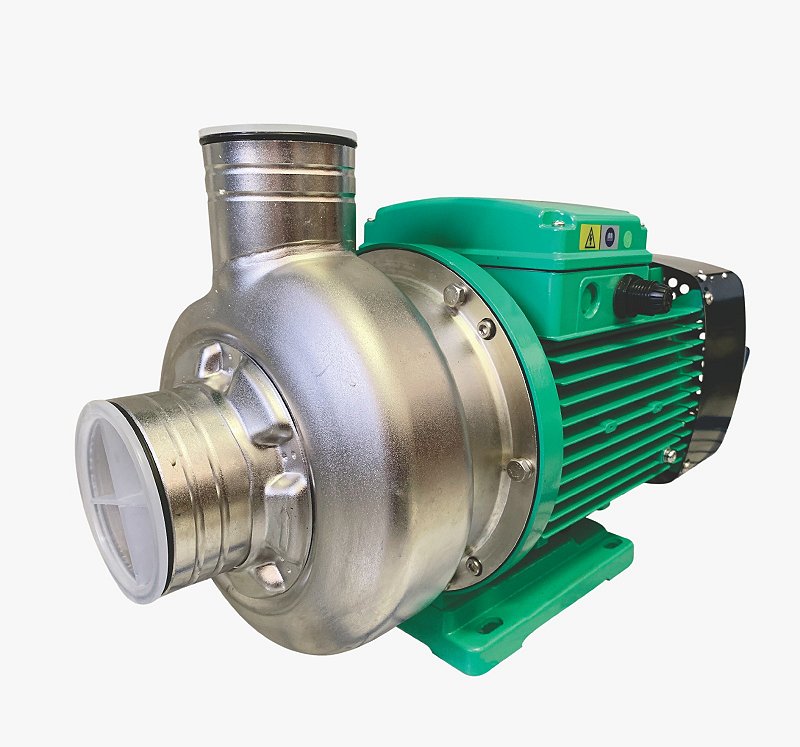 BOMBA EM INOX ROTOR SEMI ABERTO WDM PUMPS MOD.HSE 2 20-220 TRIFASICO ...
