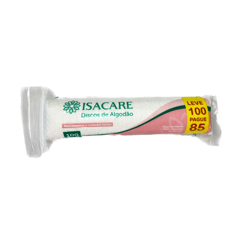 DISCOS DE ALGODÃO ISACARE 100UN - Viciadas em Makes® Maquiagens em ...