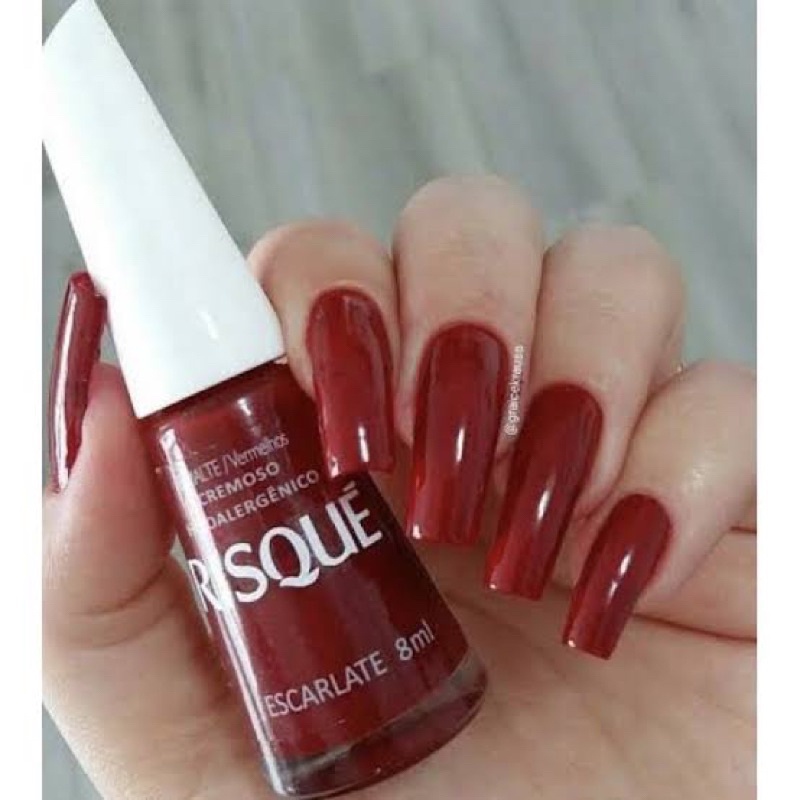 ESMALTE ESCARLATE RISQUE - Viciadas em Makes® Maquiagens em Geral ...