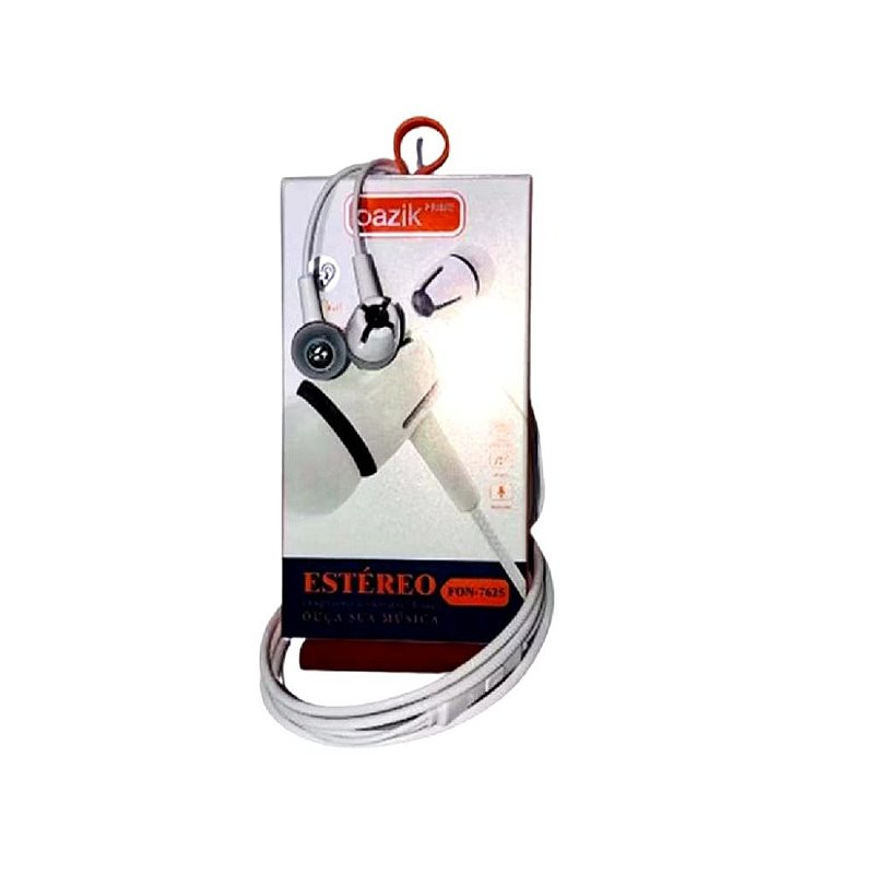 Fone De Ouvido Basike BAFON-7625 P2 - Bazik Prime