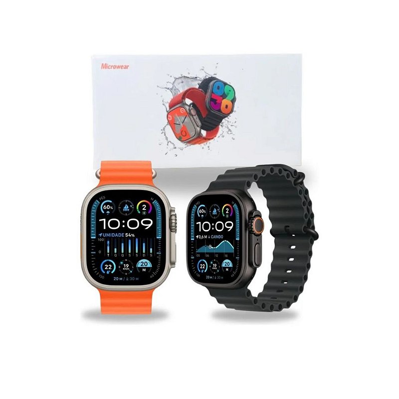 Smartwatch W69 Ultra Relógio De Pulso Digital - Bazik Prime