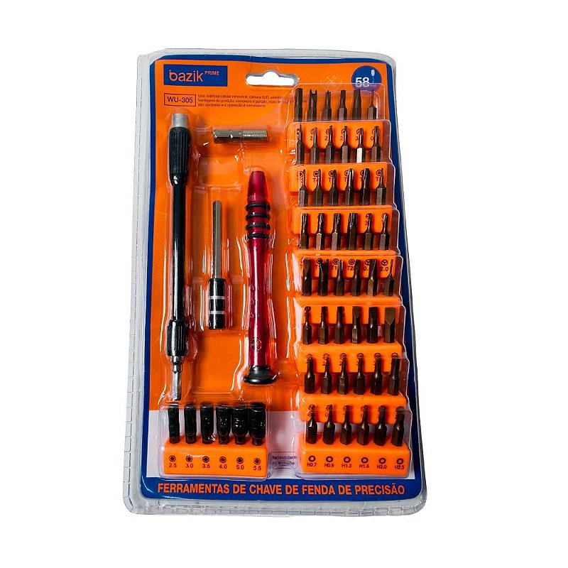 Kit Chave De Precisão 58 Peças Bazik Wu-305 - Bazik Prime