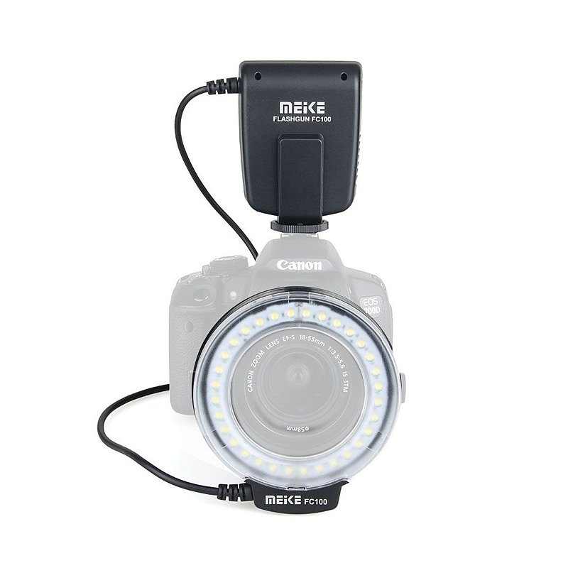 Flash Circular LED Meike FC100 para Macrofotografia - Phototech ...