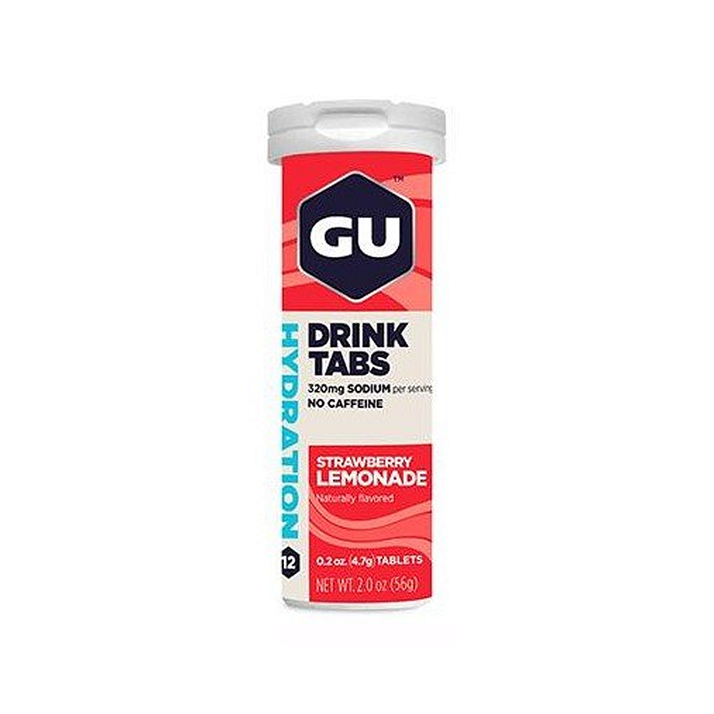 Energy Tabs Morango e Limonada (Tubo c/12 un) GU | Franco Sports ...