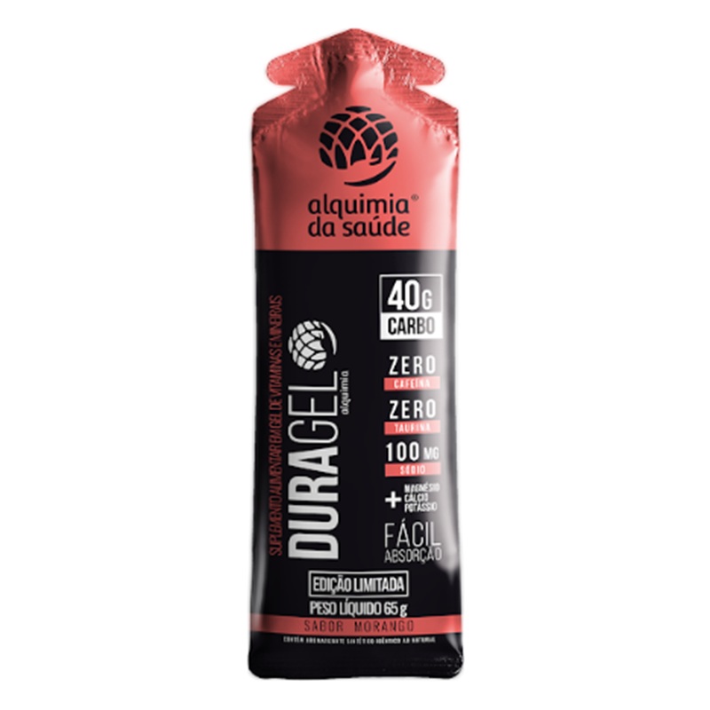 Duragel Morango 40g de Carbo Alquimia da Saúde | Franco Sports ...
