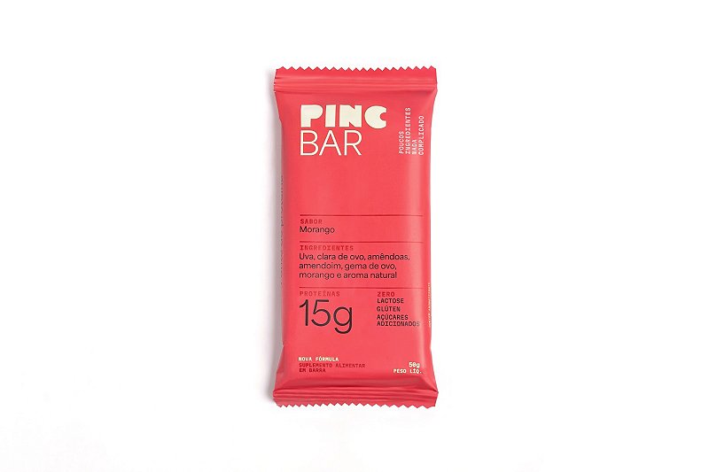 Pinc Bar Morango 50g | Barra de Proteína Natural e Sem Açúcar ...