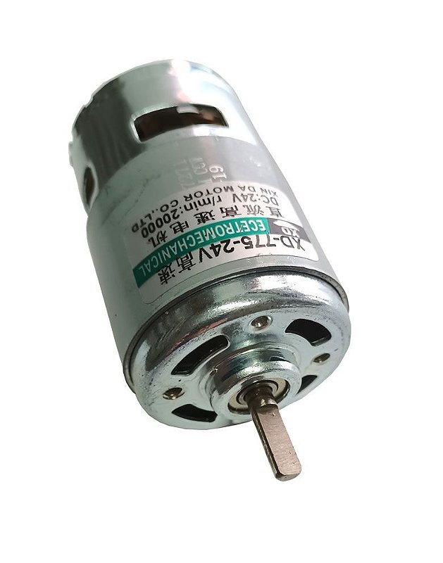 Motor XD-775 24v Alta Velocidade Escovado DC 24v 20.000 Rpm - PISCALED ...