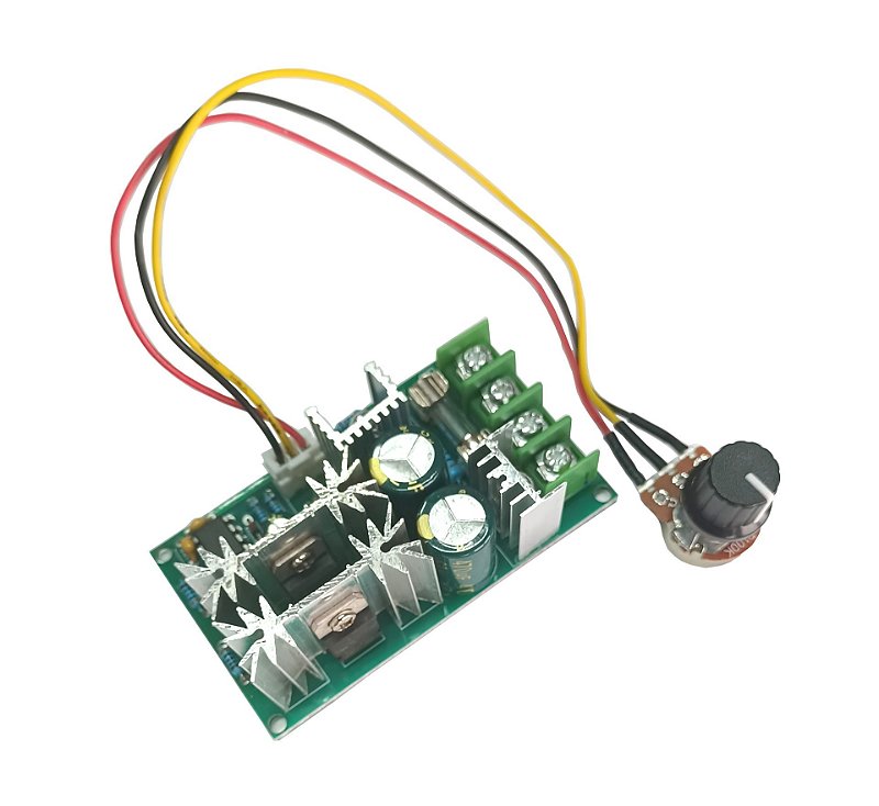 Controlador de Velocidade PWM 10-60V 20A 1200W - PISCALED | Arduino ...