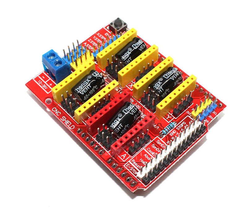CNC Shield V3 Para Arduino Uno e Arduino Mega - Até 4 Drivers de Motor ...