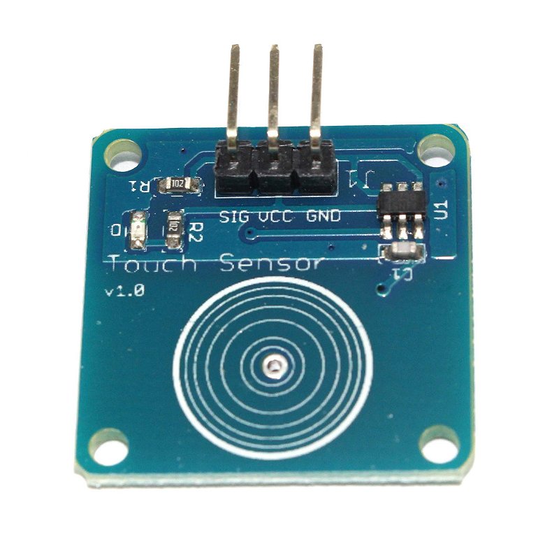 Sensor Touch Toque Capacitivo Ttp223b Piscaled Arduino Componentes Eletrônicos Motor De